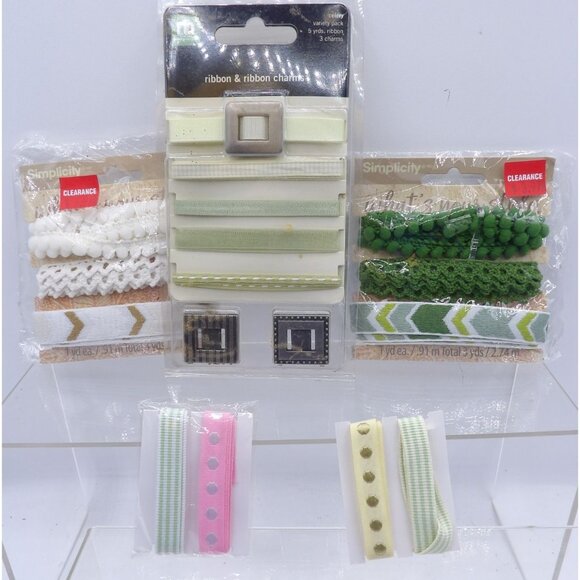 Simplicity, M | Office | Mixed Ribbon Trim Variety Pack Multiple Colors ...